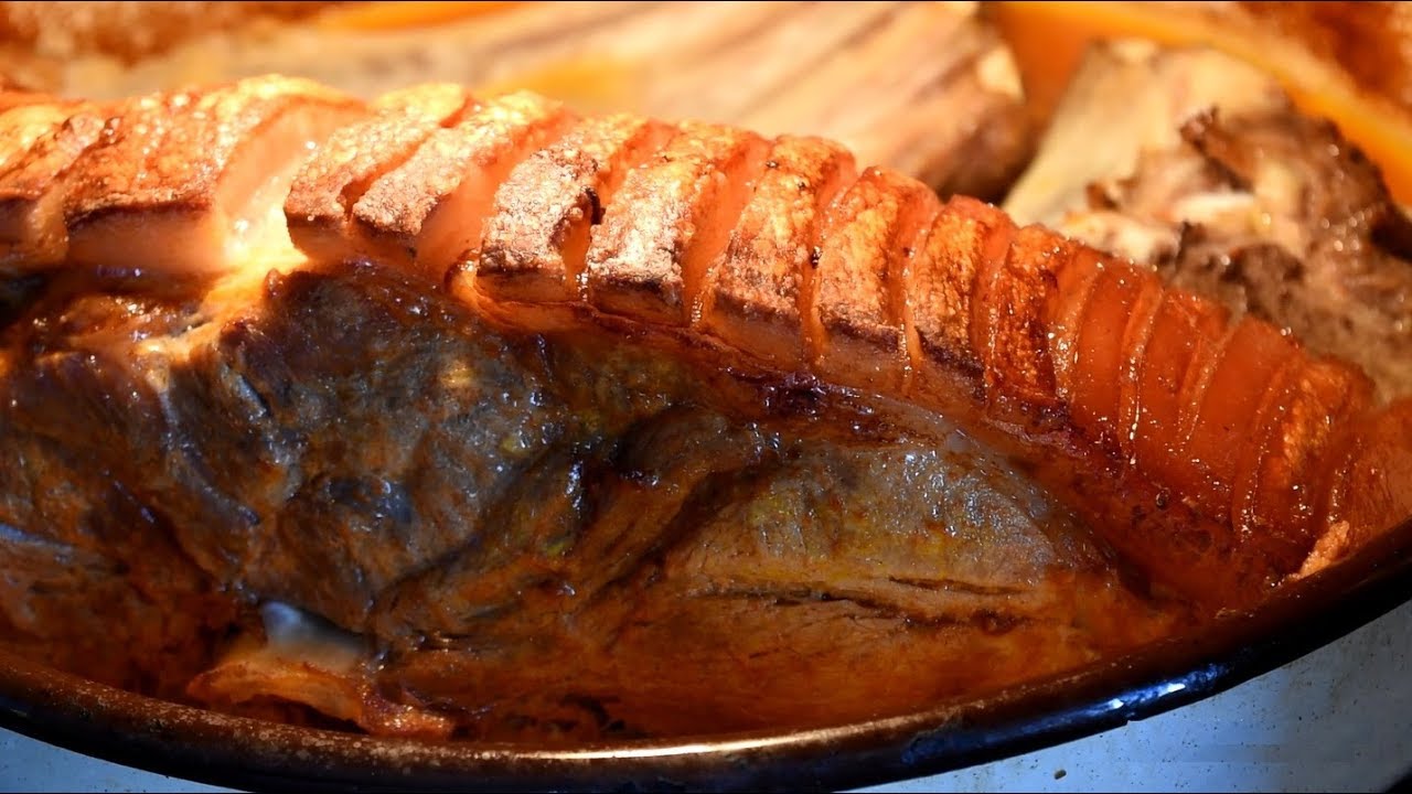 SUCKLING PIG RIBS OVEN RECIPE - Sasha's kitchen - YouTube