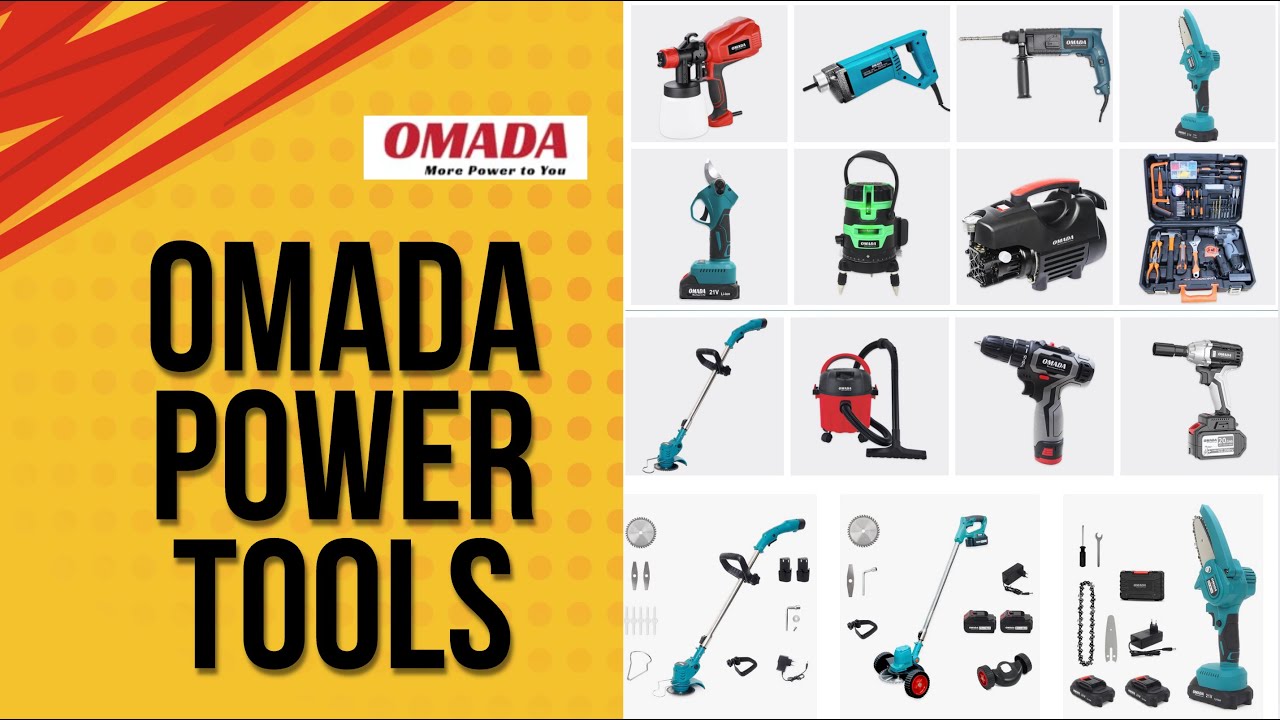 Omada Power Tools | Omada Cordless Drill Machine | Hard metal cutting ...