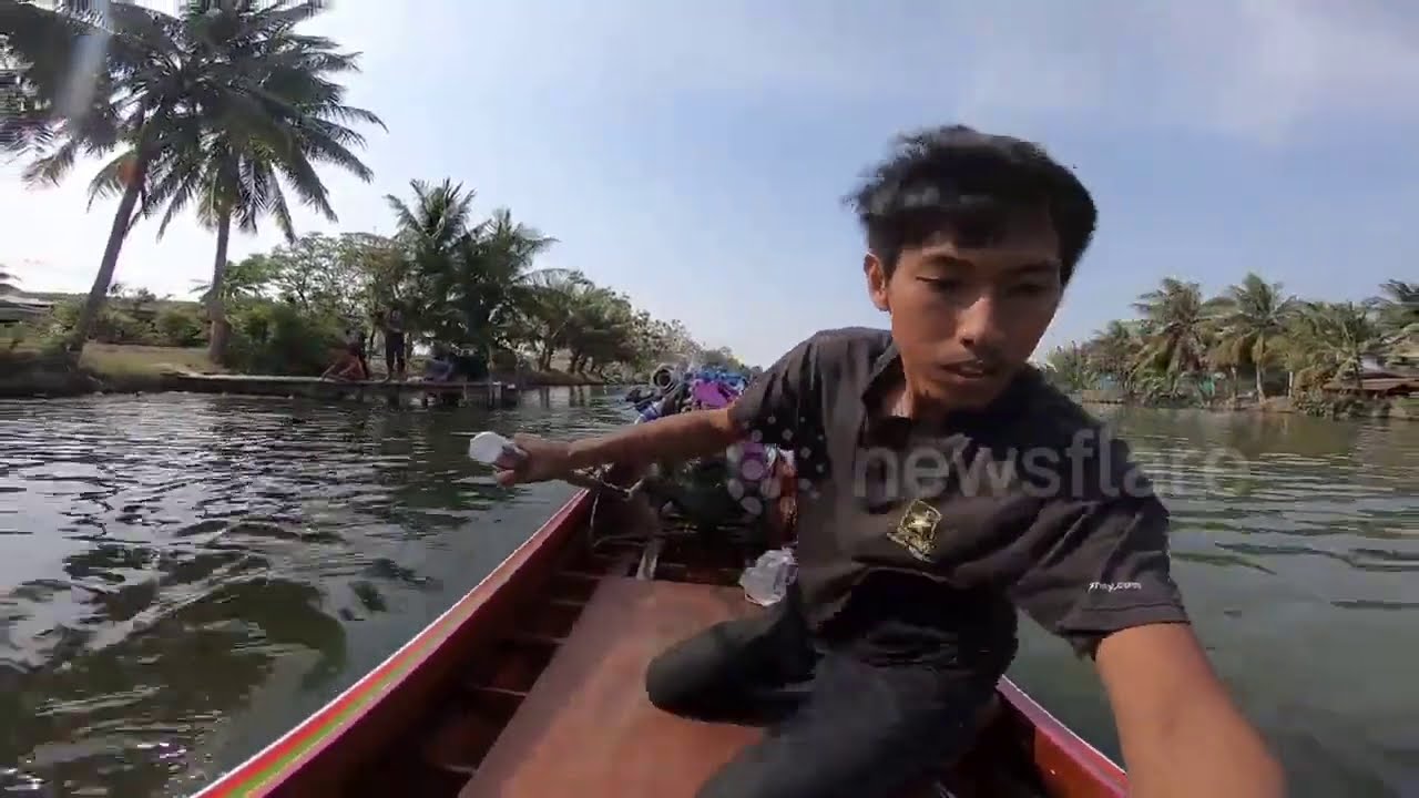 Thailand longtail boat racer reaches incredible speeds of 100kmh on ...