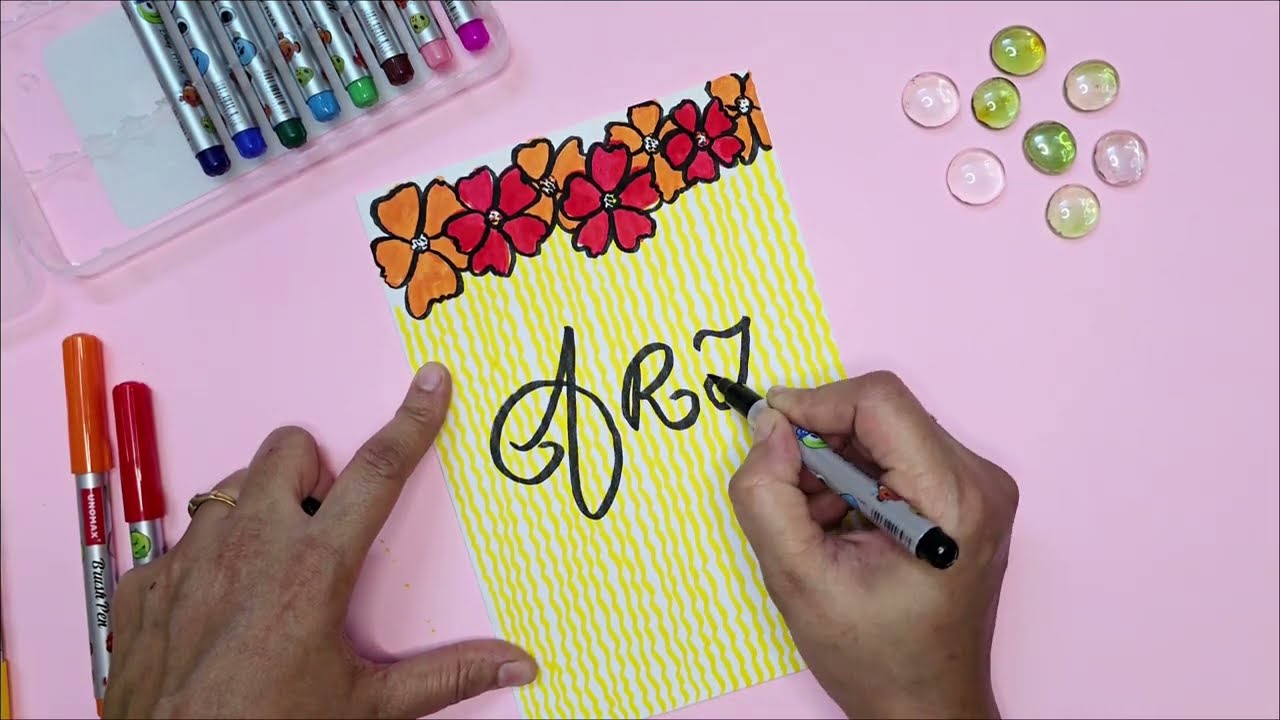 😍 Front Page Design for Art Project | Cover Page Design ️ # ...