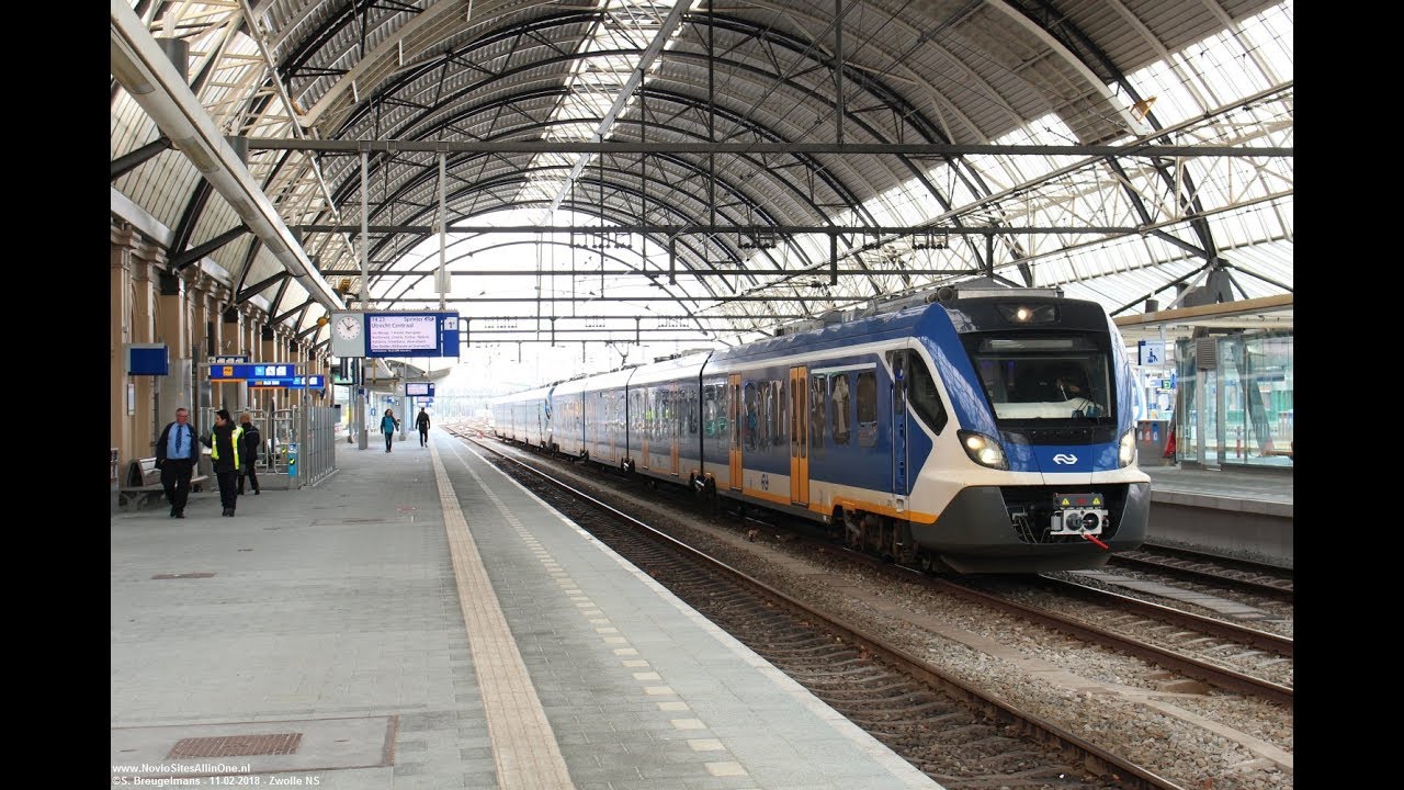 NS SNG 2702 & 2701 @ Zwolle (NL)11-02-2018 - YouTube
