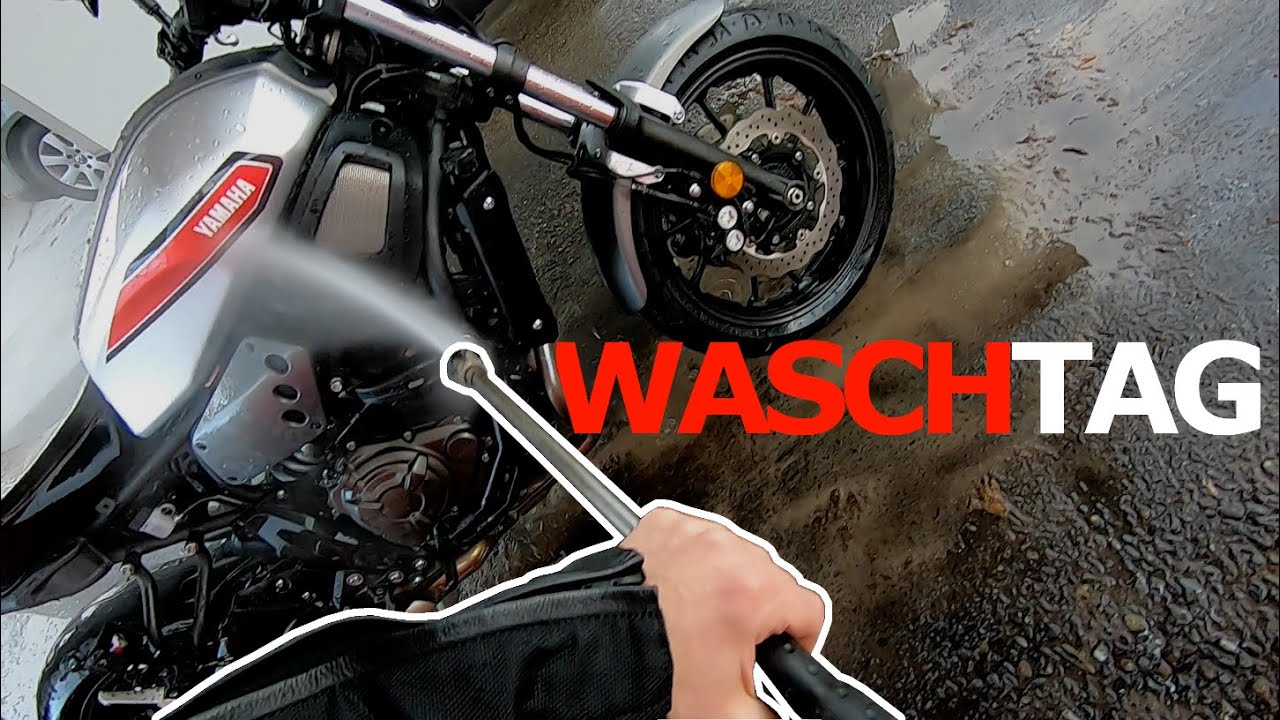 Motorrad waschen leicht gemacht II XSR 700 II loopyrider - YouTube