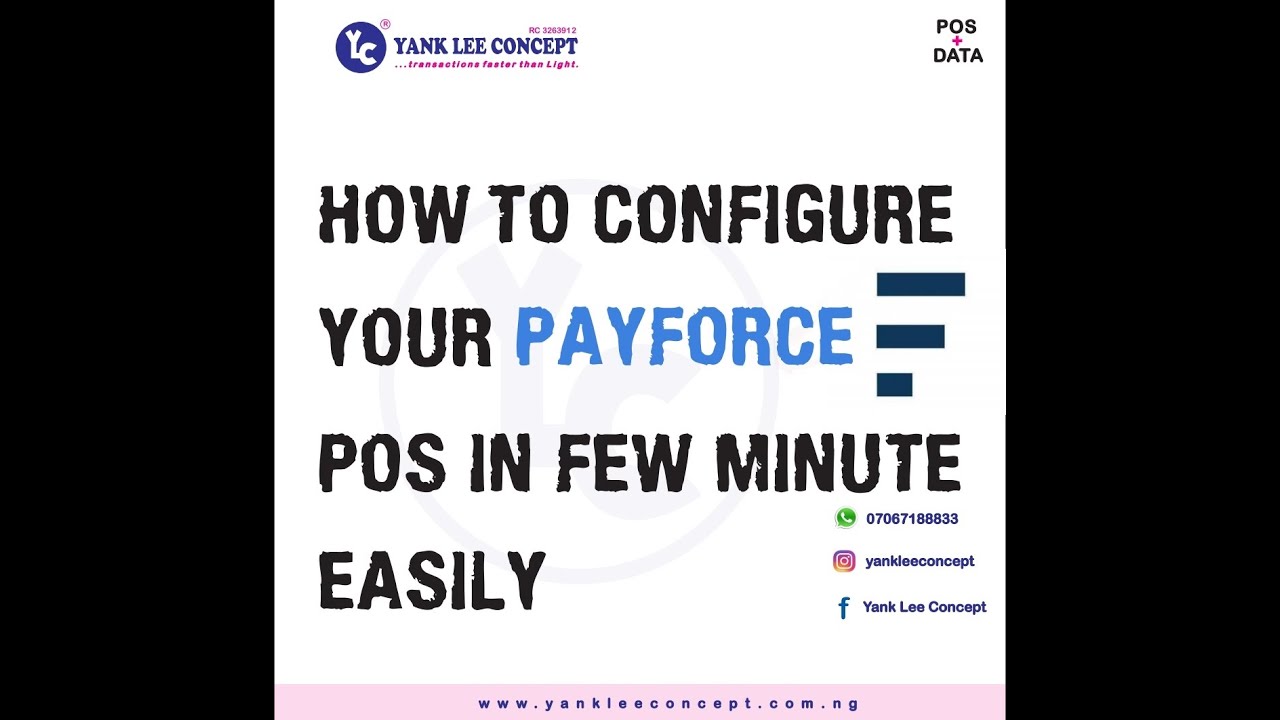 HOW TO CONFIGURE PAYFORCE POS - YouTube