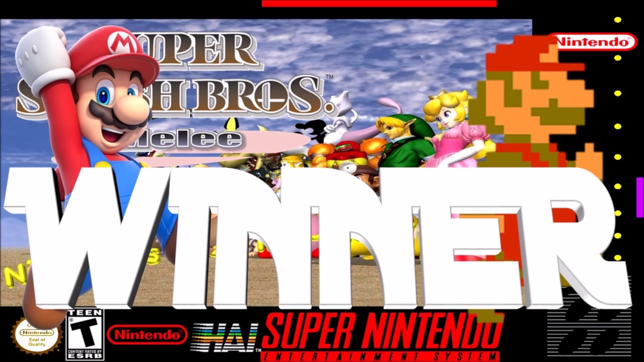 Super Smash Bros. Melee - Mario Victory (SNES Remix) - YouTube