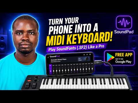 How to Connect a MIDI Keyboard to Your Android Phone | SoundPad Tutorial