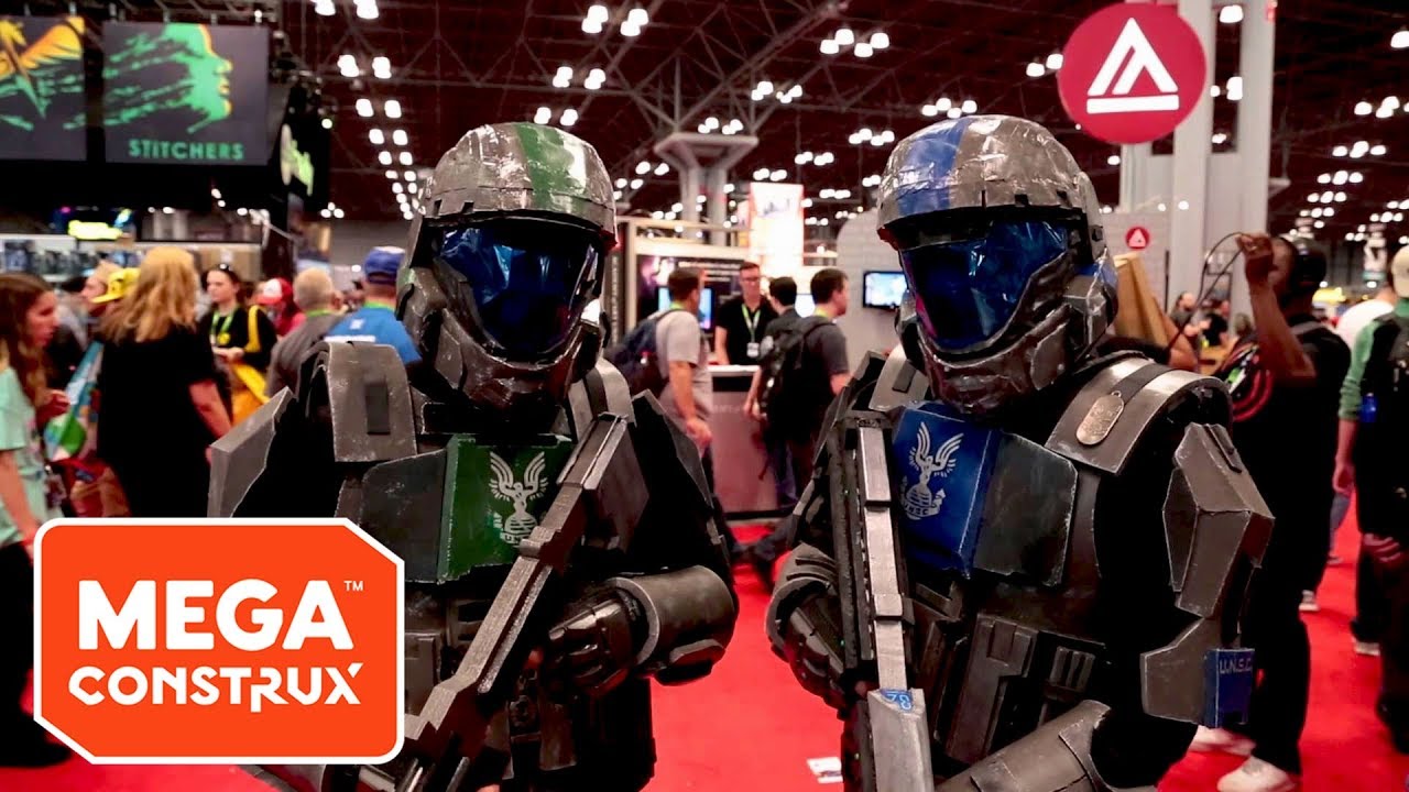 Hunt the Spartan (2015) | New York Comic Con | Mega Construx - YouTube