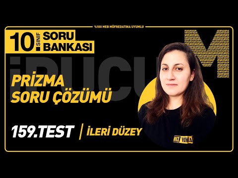 Prizma Soru Çözümü (Zor Sorular) 10. Sınıf Matematik Uzay Geometrisi Çözümlü Test #159