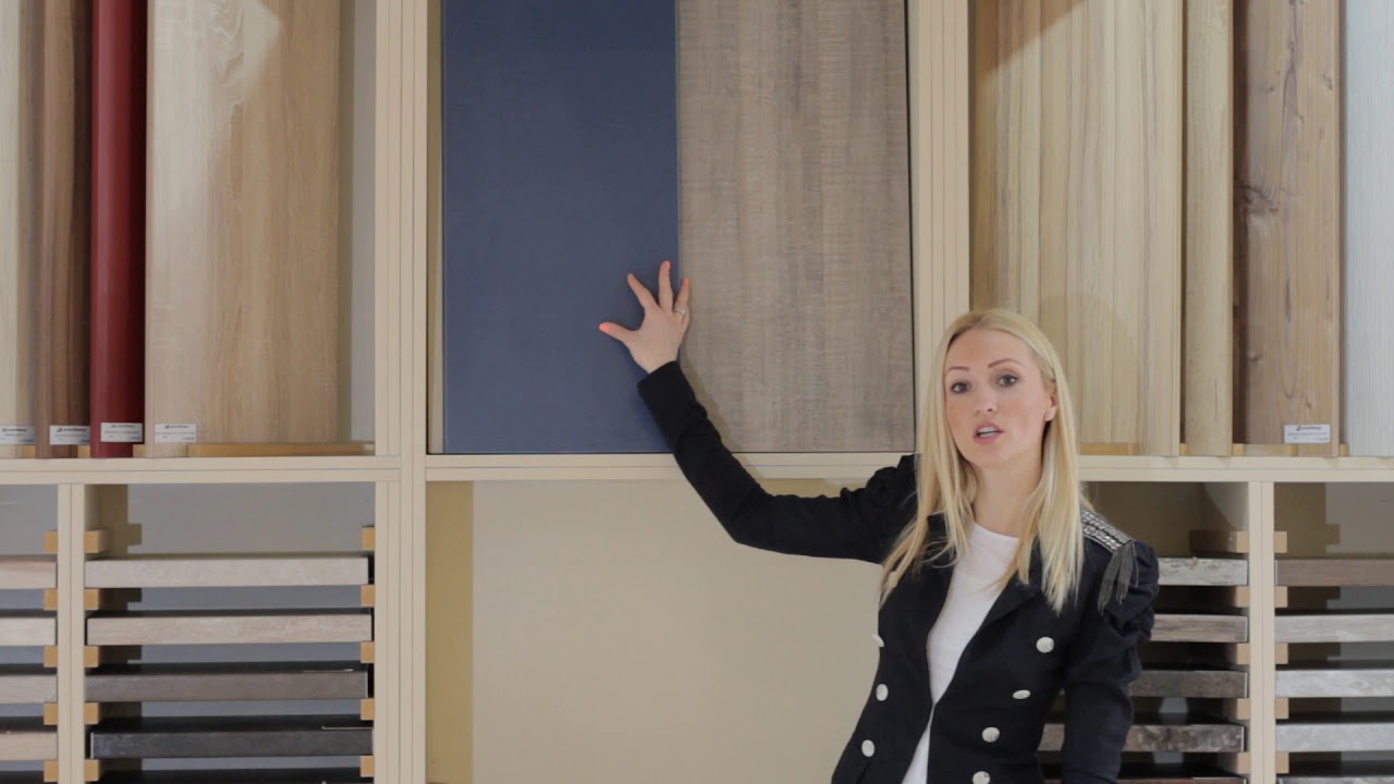 Kombinacija EGGER dekora U504 ST9 sa dekorima H1150 ST10 i H3453 ST22 ...