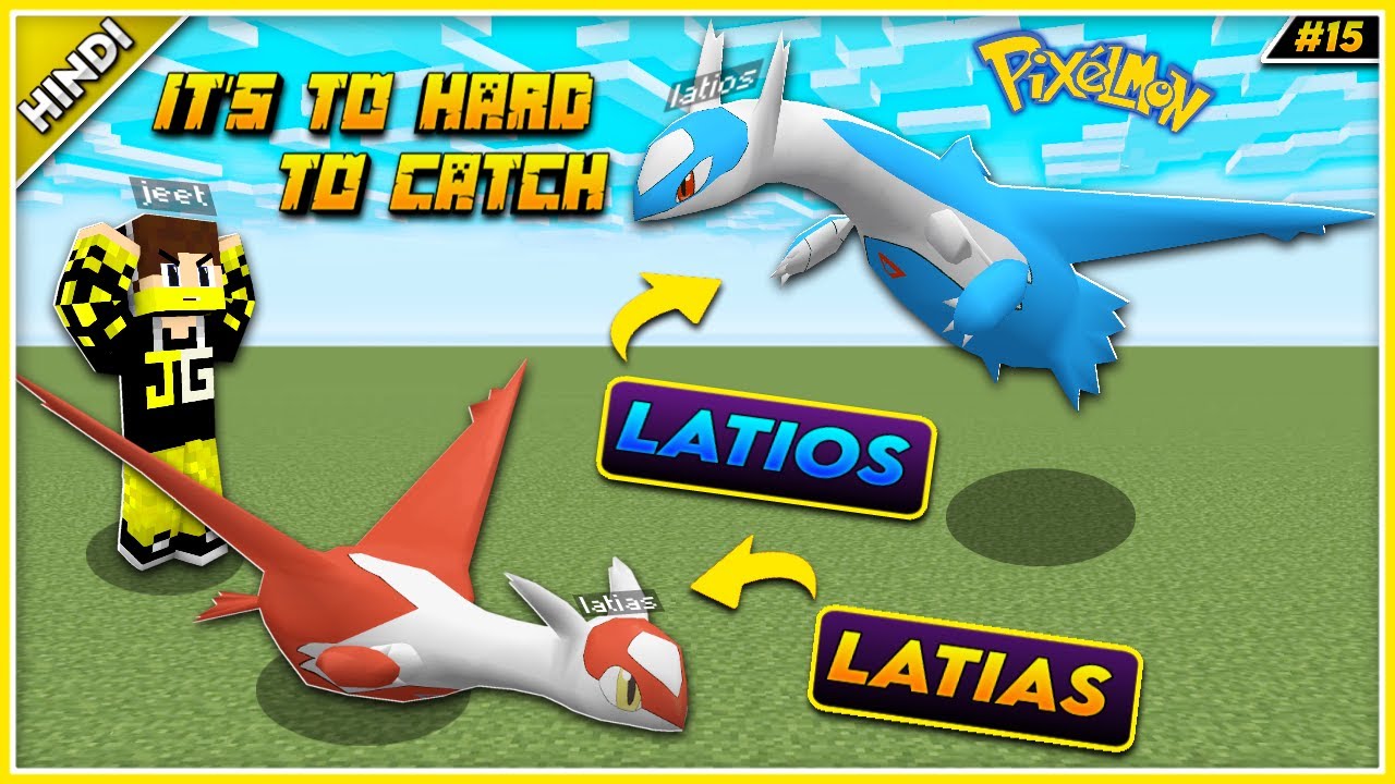 It's too hard to catch 🤯 LATIOS and LATIAS || Pixelmon EP 15 ...