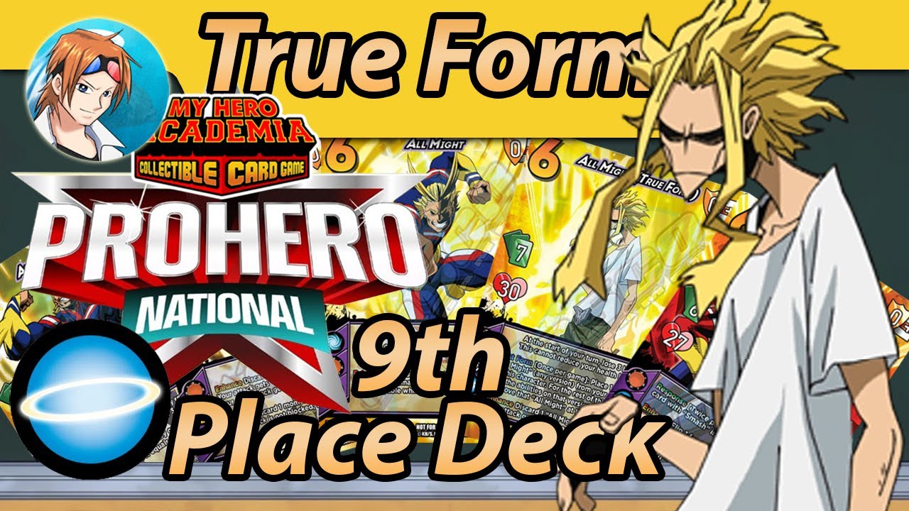 All Might (True Form) MHA Deck Analysis (UniVersus TCG) - YouTube