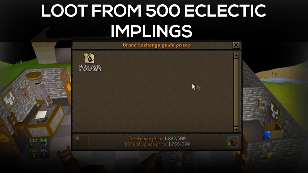 OSRS | Loot from 500 Eclectic Implings (Clue Scrolls) - YouTube
