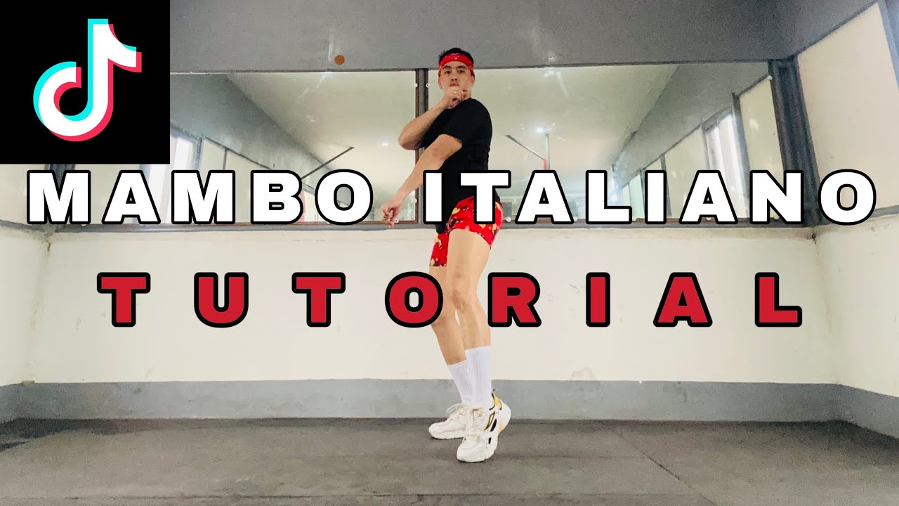 MAMBO ITALIANO|TIKTOK STEP BY STEP DANCE TUTORIAL|DANCE GURU - YouTube