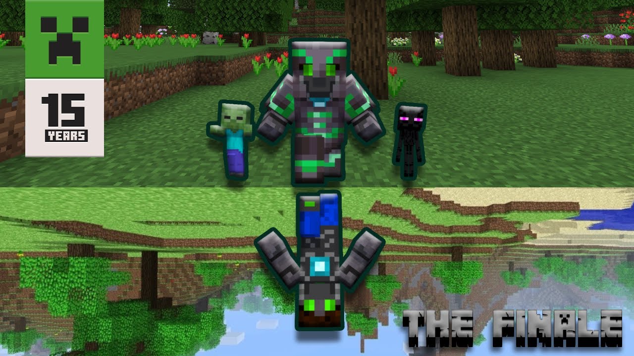 Minecraft 15 Year Journey World Finale (BACK TO APLHA) - YouTube