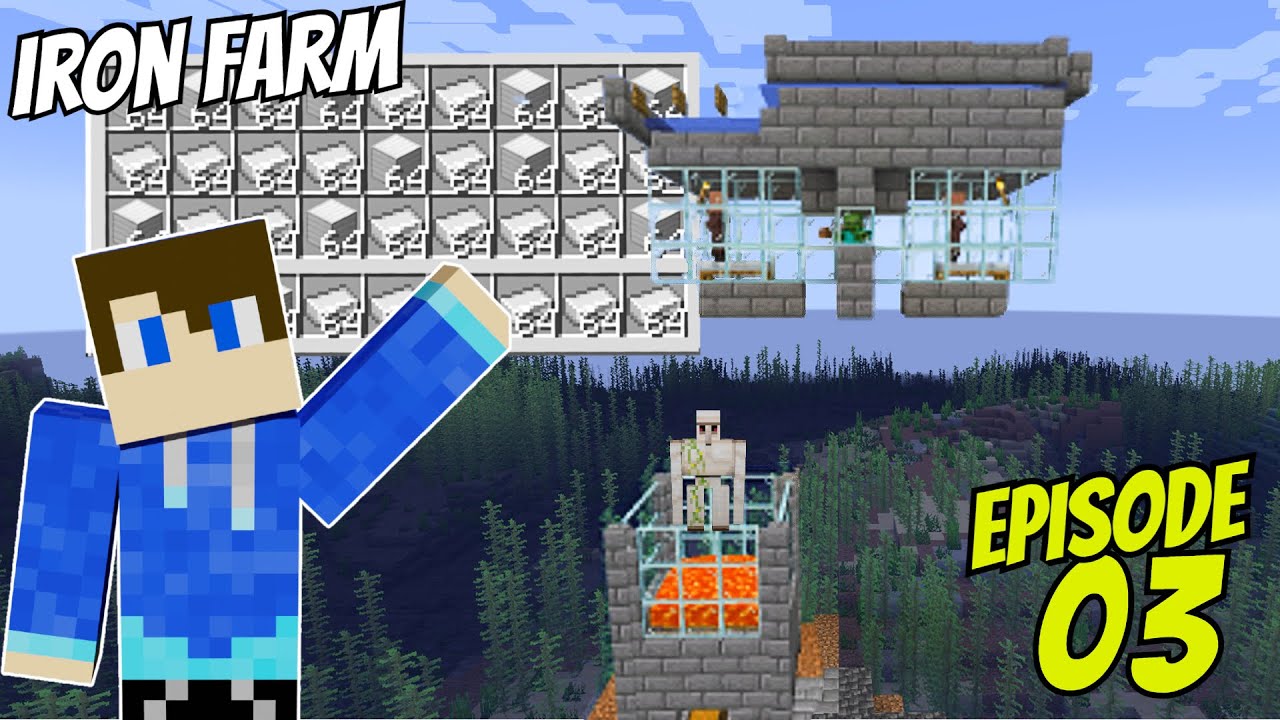 Iron Farm In Minecraft Survival 1 000 A Hour YouTube iron-farm-in-minecraft-survival-1-000-a-hour-youtube