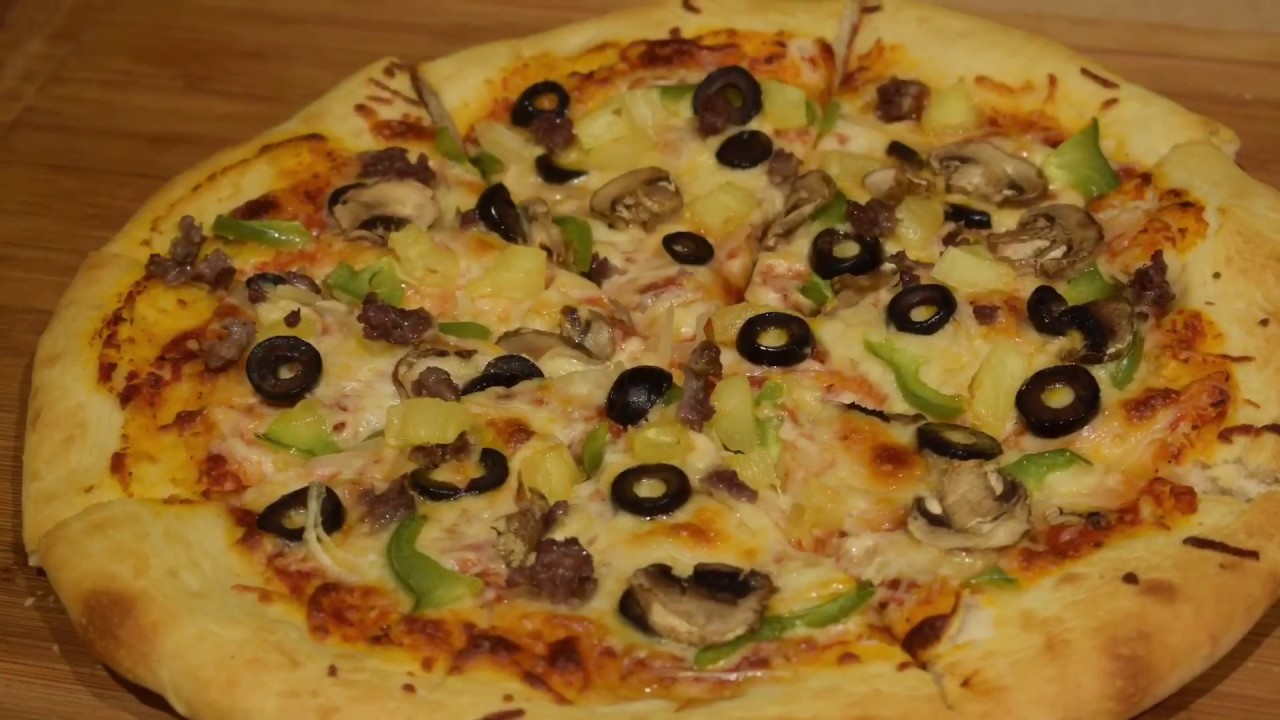 How To Make Homemade Pizza From Scratch || Pizza Dough || Easy and Step ...