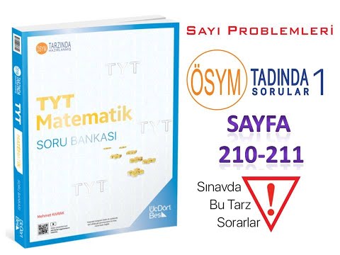 SAYI PROBLEMLERİ ÖSYM TADINDA 1 (345 TYT MATEMATİK 2025)