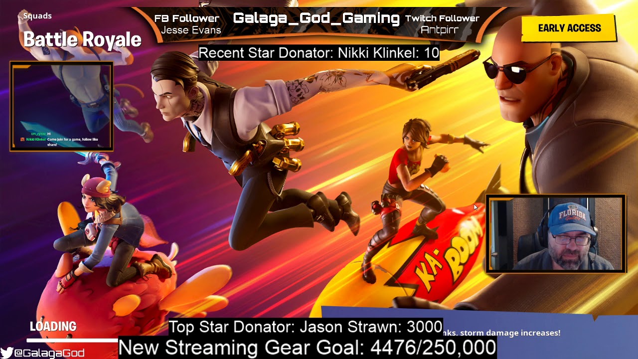 Galaga God Gaming - Fortnite Squads - May 26, 2020 - Jon Klinkel, Nikki ...