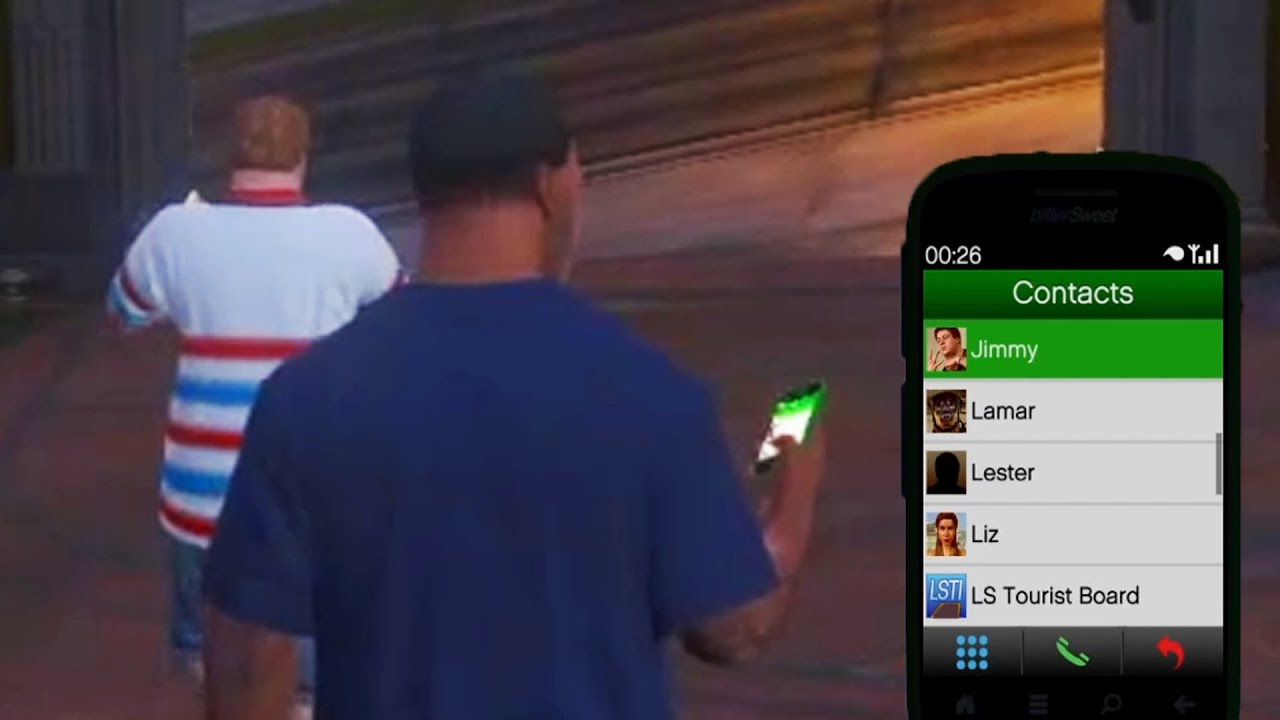 When you phone call Jimmy while he's nearby - YouTube