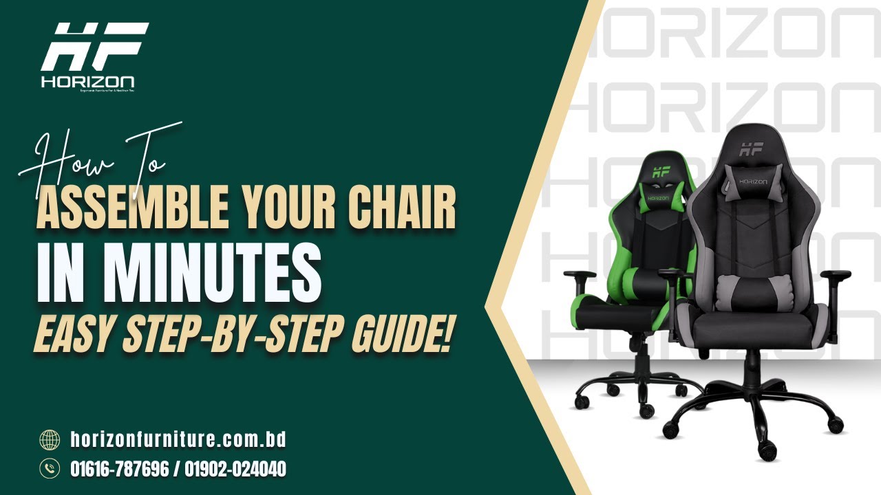 Gaming Chair Assembly Tutorial | Horizon Furniture APEX / APEX-M / APEX ...