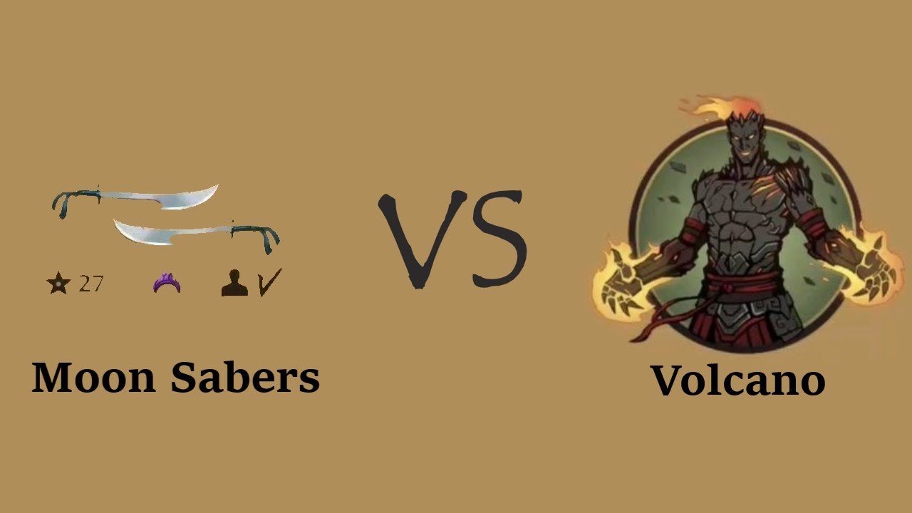 Moon sabers vs Volcano | Shadow fight 2 | #youtube #shadowfight2 - YouTube