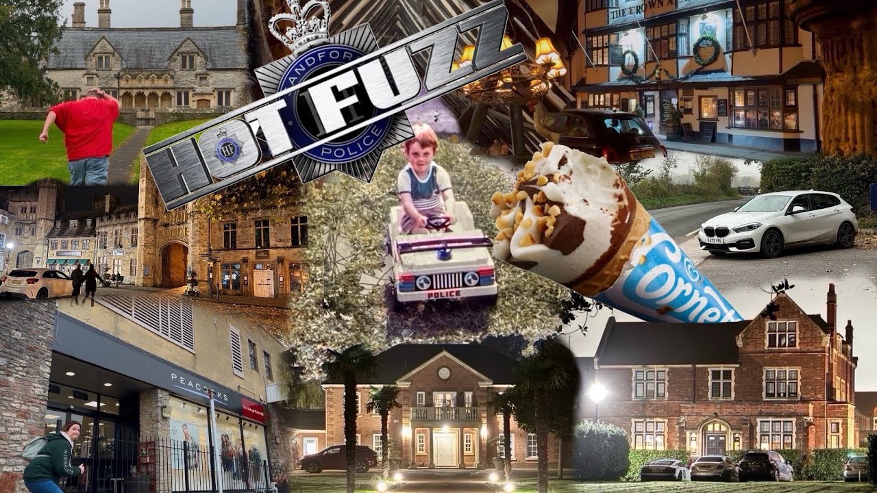 Then & Now - Complete Hot Fuzz Filming Locations - YouTube