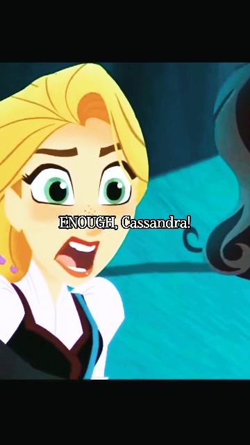 Rapunzel and Cassandra argue #rapunzelstangledadventure # ...