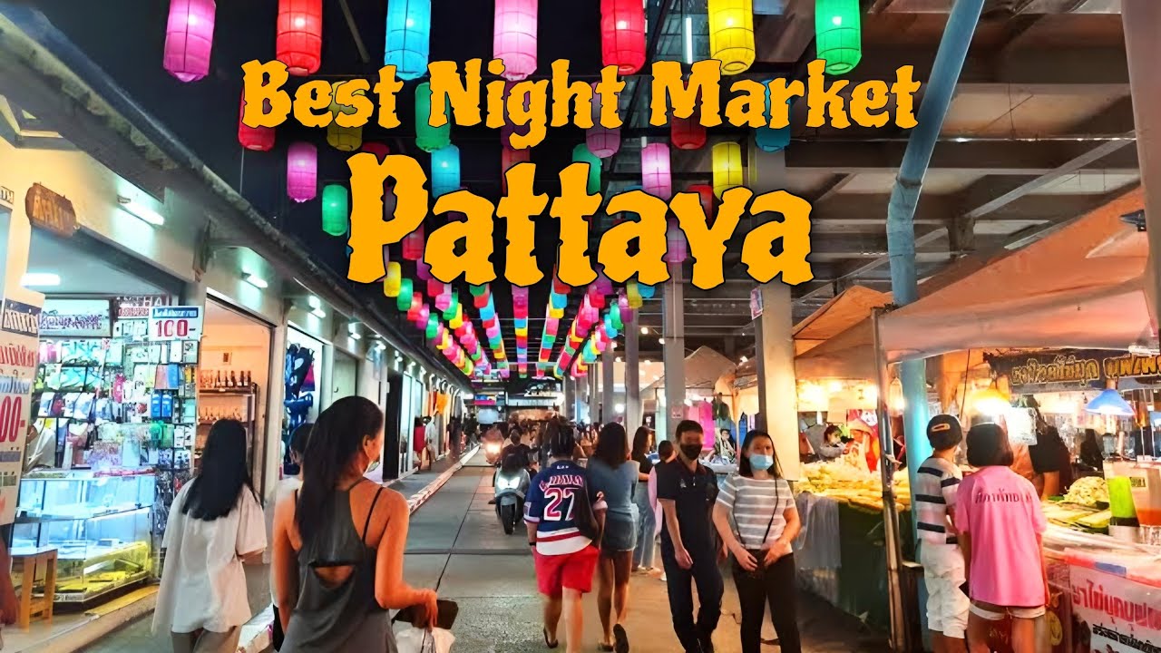 NIGHT MARKET of PATTAYA || Thepprasit Market || Market Street Food ...