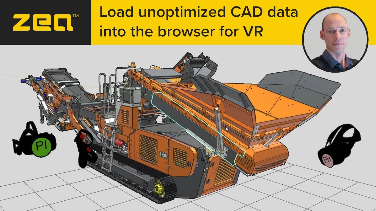 Collaborate in VR on Massive CAD Models in the Browser - YouTube