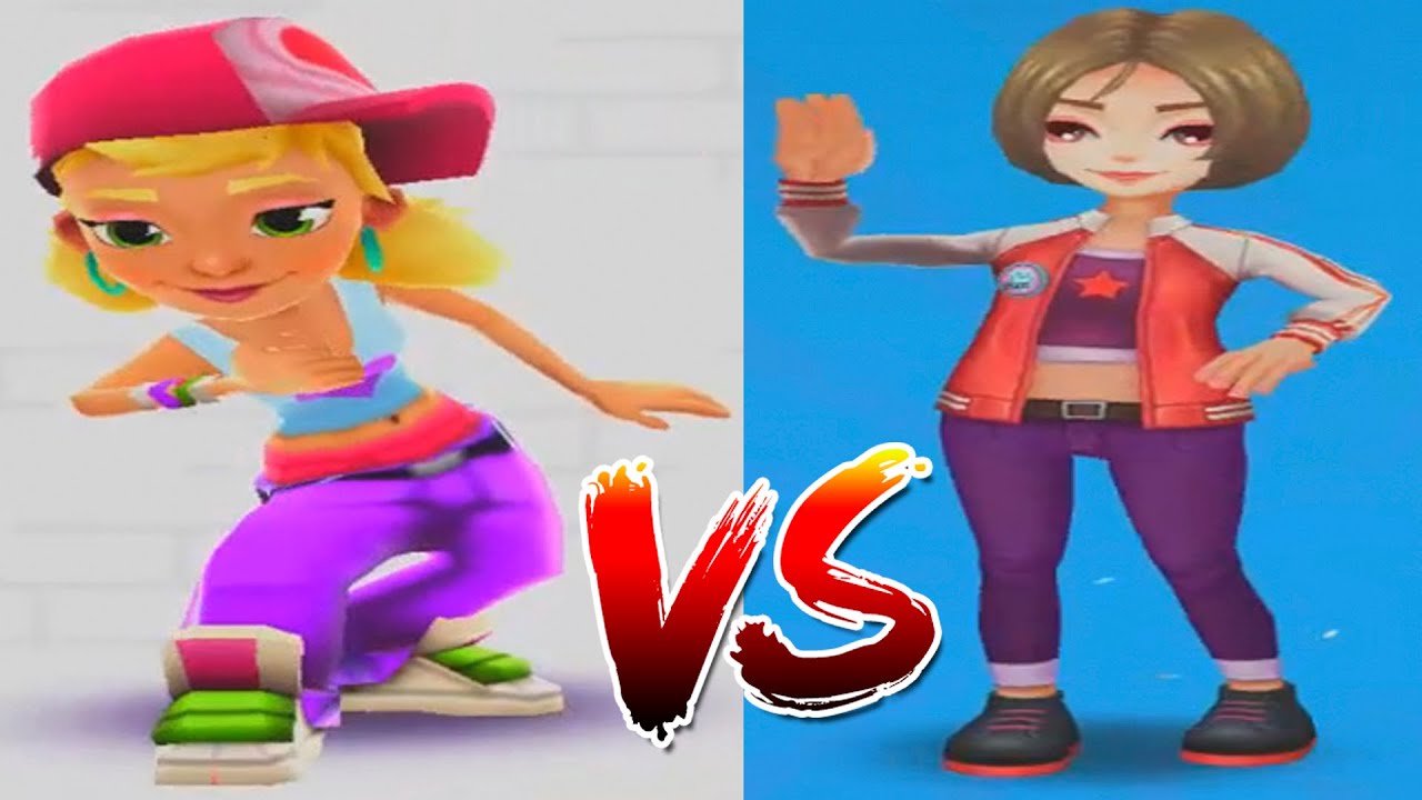 LUCY vs TRICKY - subway surfers vs subway princess runner - YouTube