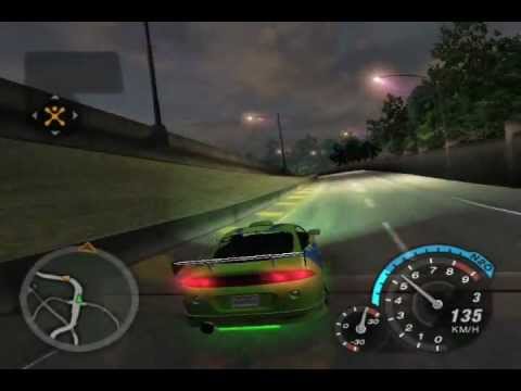 Mitsubishi Eclipse Rápido y Furioso - NFSU2 - YouTube