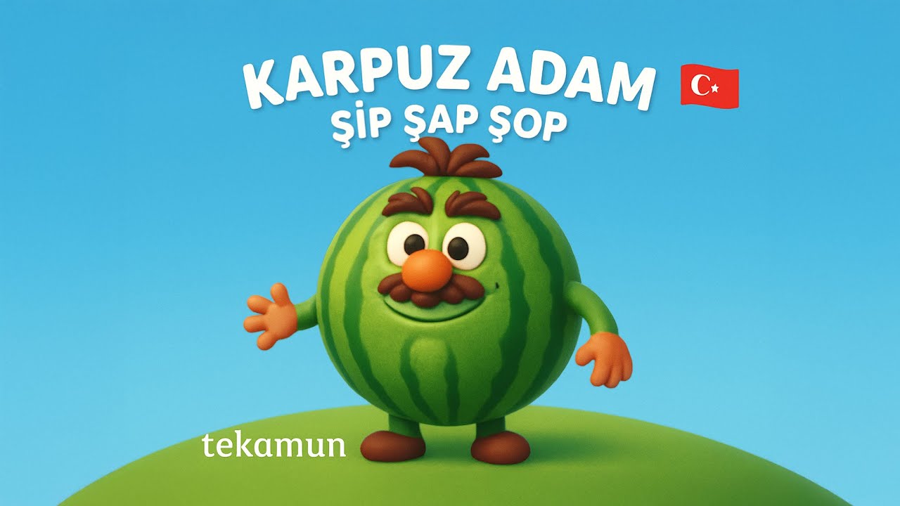 🎵 🇹🇷 Karpuz Adam Şarkısı | Eğlenceli Türkçe Çocuk Şarkısı | Karpuz Adam ...