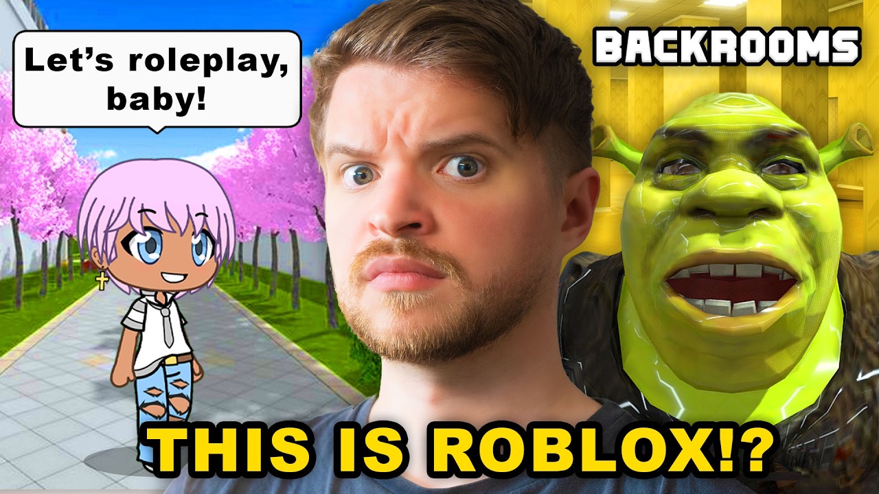 Grown Man Plays the STRANGEST Roblox Games - YouTube