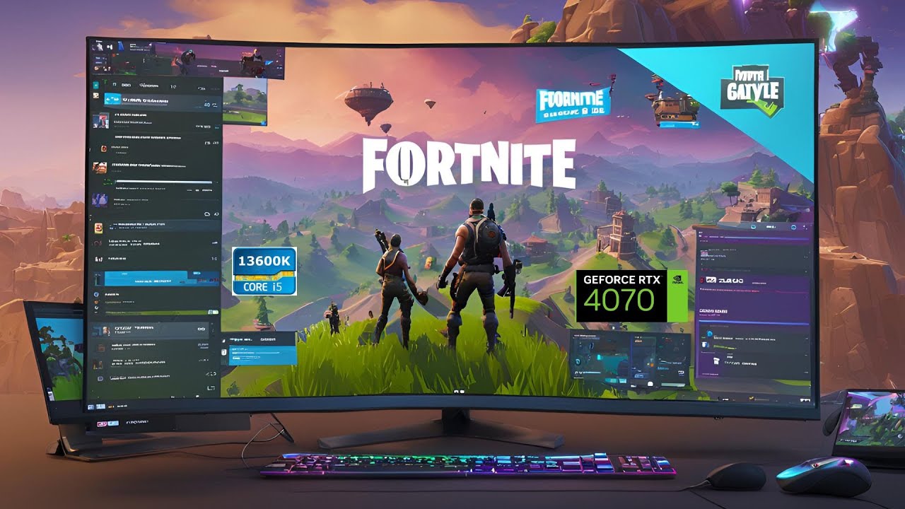 RTX 4070 + i5 13600k | Fortnite | Maxed Graphics - YouTube