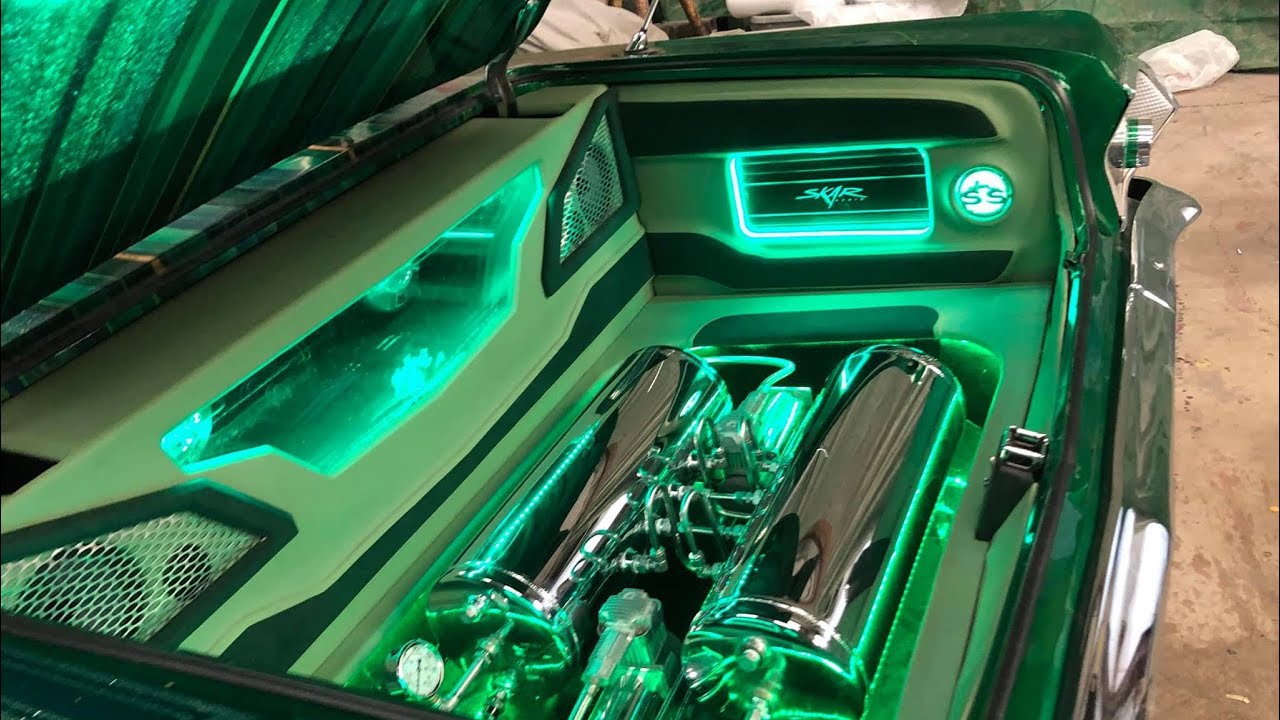 1963 Impala SS with custom trunk we built - YouTube