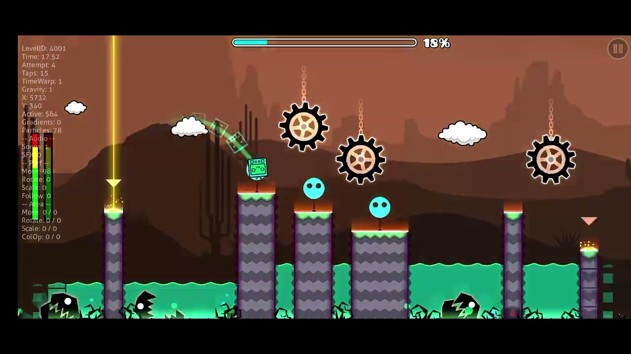 Press start! [1-100%] tamat press start GD zubzero/GEOMETRY DASH ...