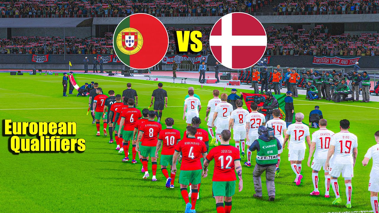 Denmark VS Portugal - Quarter Final | Full Match All Goals | C.Ronaldo ...
