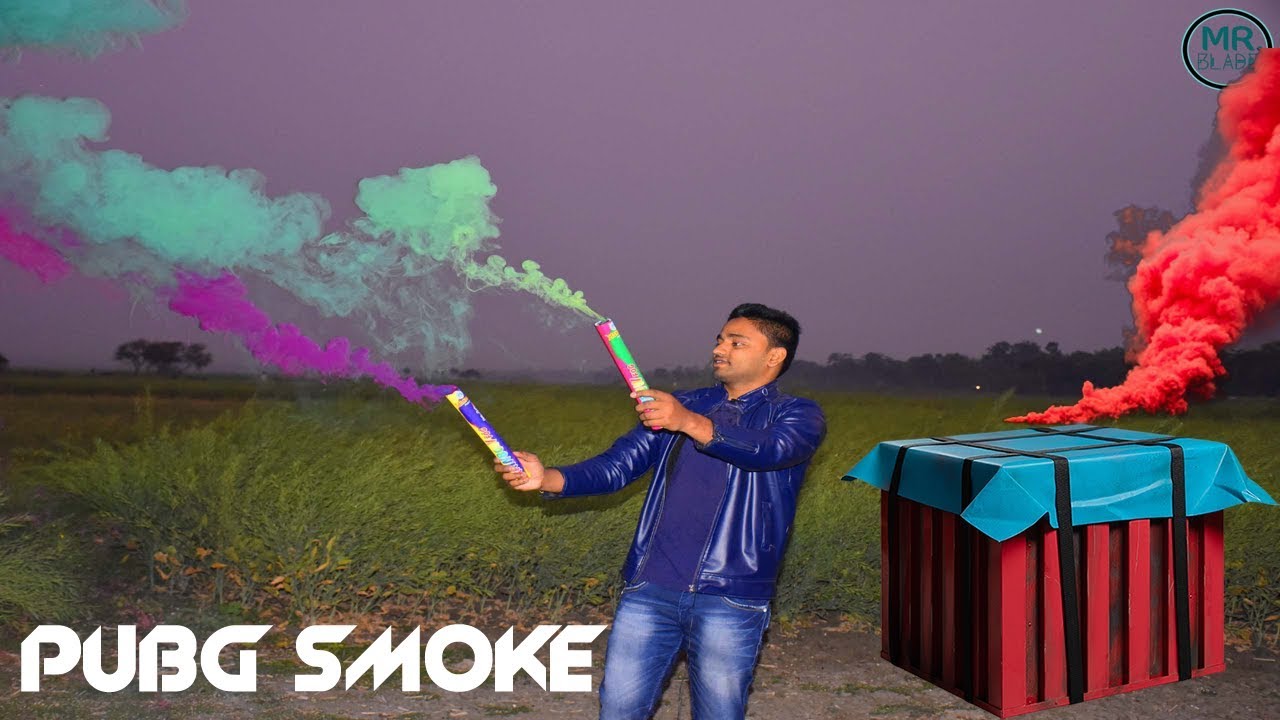 Different types of colours Smoke || REAL LIFE PUBG AIRDROP COLOURS ...