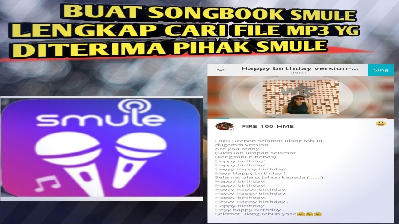 Tutorial Songbook Smule DETAIL komplit Cari MP3 Audio - YouTube