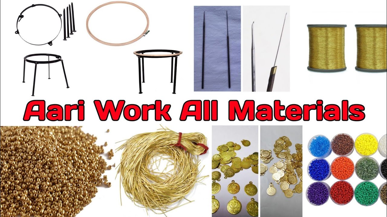 Aari work class | Aari Work All Materials | Shobika aari work class ...