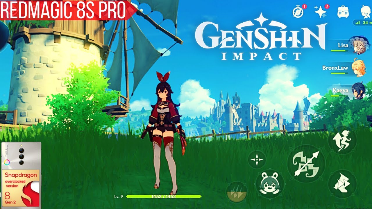 Genshin Impact | Android Gameplay | Red Magic 8S Pro 16/512 Snapdragon 8Gen2 OC | Max Settings ...