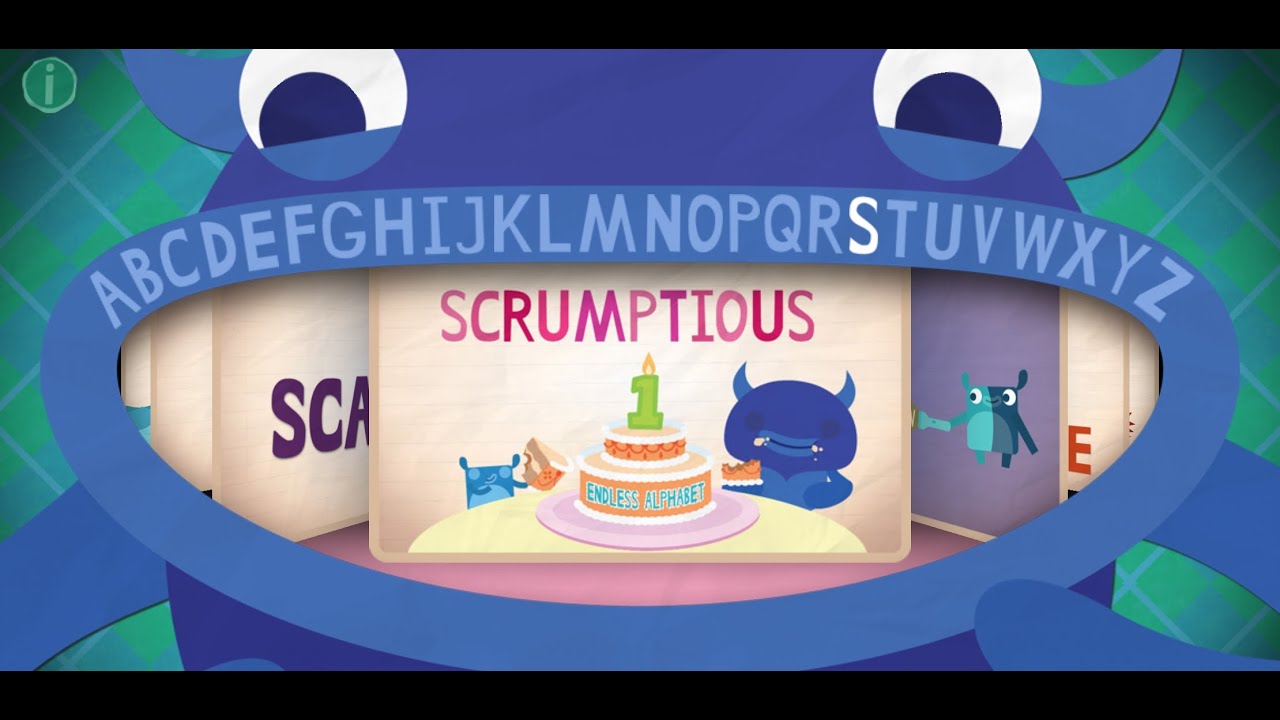 Letter S - SCRUMPTIOUS | Endless Alphabet A to Z - Originator Games ...