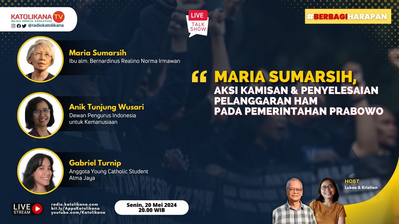 MARIA SUMARSIH, AKSI KAMISAN & PENYELESAIAN PELANGGARAN HAM PADA ...