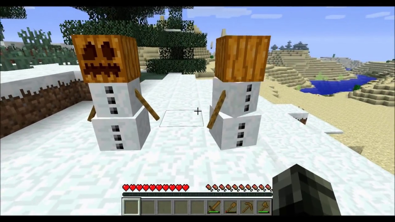 How To Make A Snow Golem In Minecraft YouTube how-to-make-a-snow-golem-in-minecraft-youtube