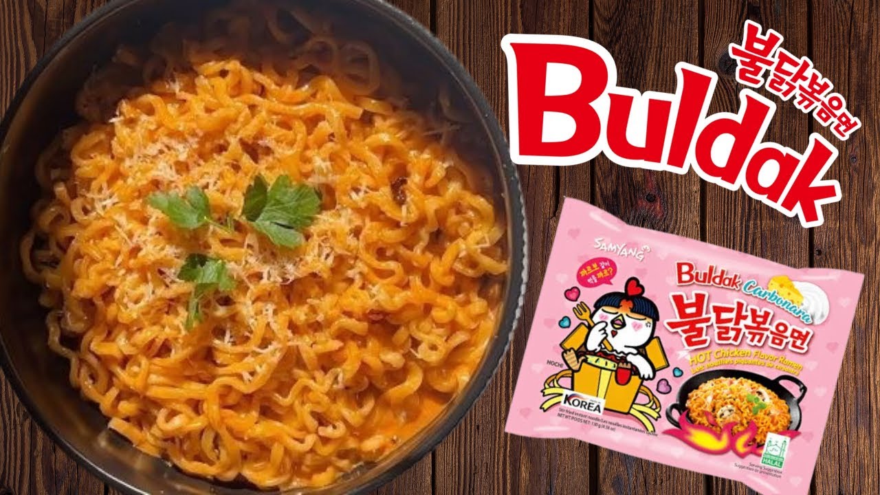 Lets make Buldak Carbonara | Spicy Stir Fry Ramen 🌶️ - YouTube