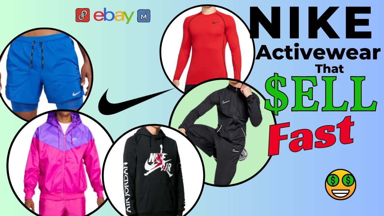 How Fast Does Men's Nike Activewear clothing Sell On EBAY? | % Sell ...