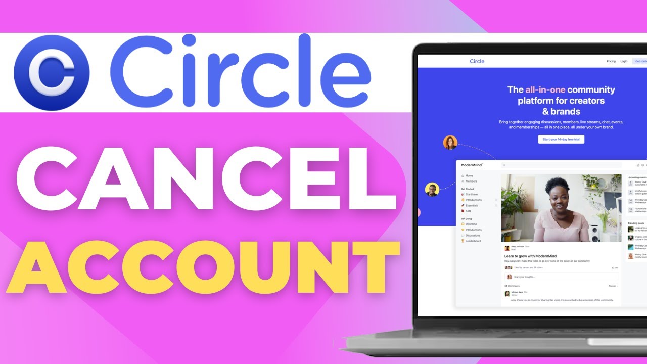 How to Create a Circle so Account (Step by Step) - YouTube