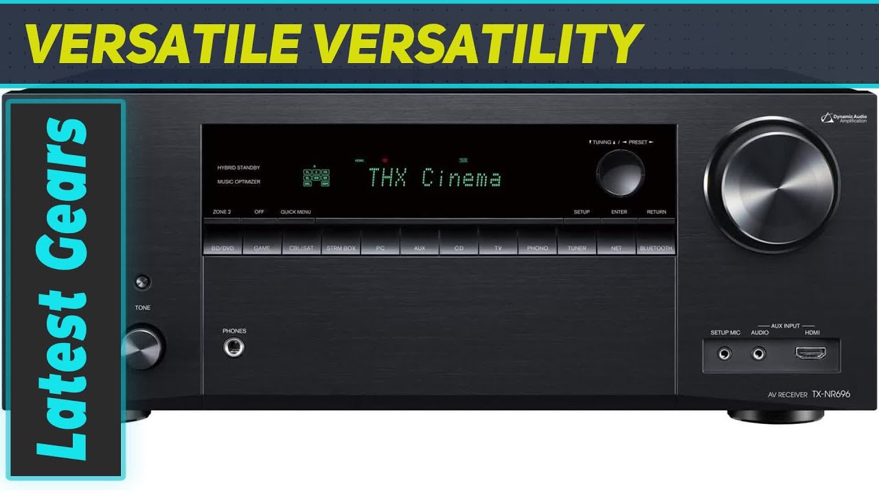 "Onkyo TX-NR696 Smart AV Receiver: The Perfect Addition to Your Sonos ...
