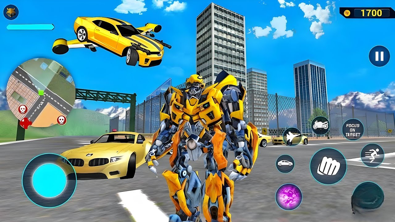 Bumblebee jet robot car transformation Multiple Car Games #14 - Android ...