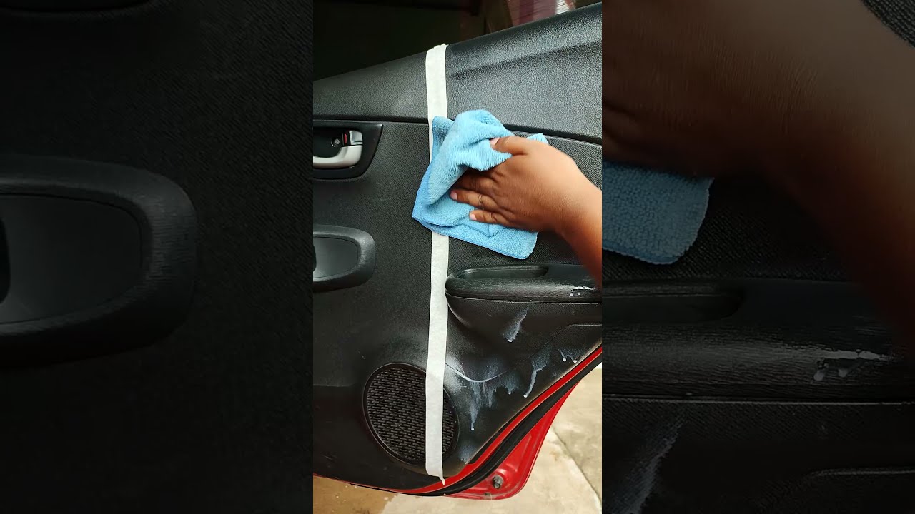 Tips Menghitamkan Kembali Panel Interior Mobil - YouTube