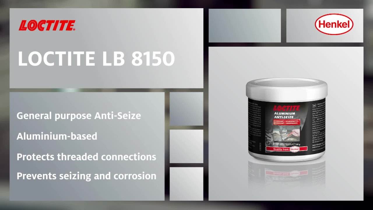 How to use LOCTITE LB 8150 - Aluminium lubricating anti-seize - YouTube